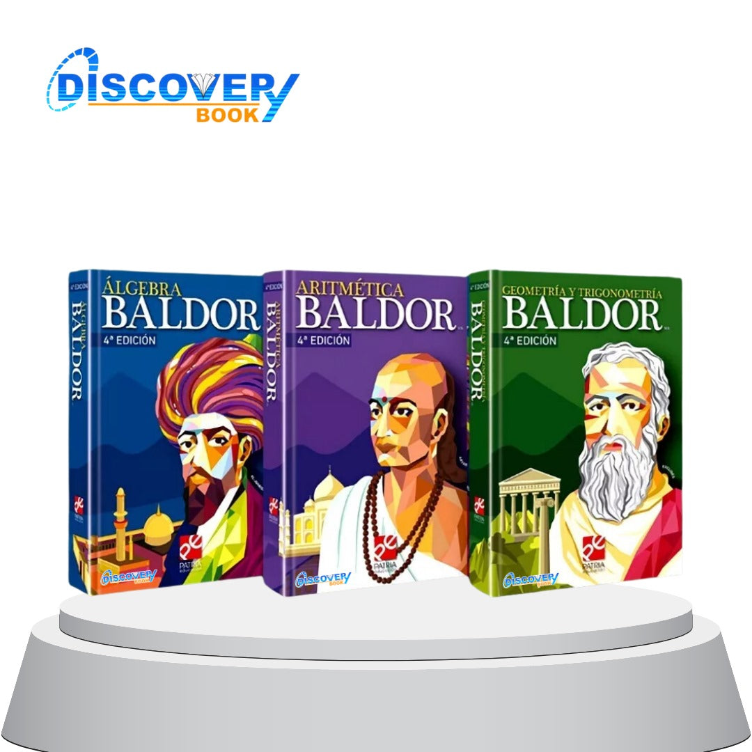 Baldor 4ta Edición 3 tomos – DISCOVERY BOOK PUBLISHING SAC RUC: 20614009501