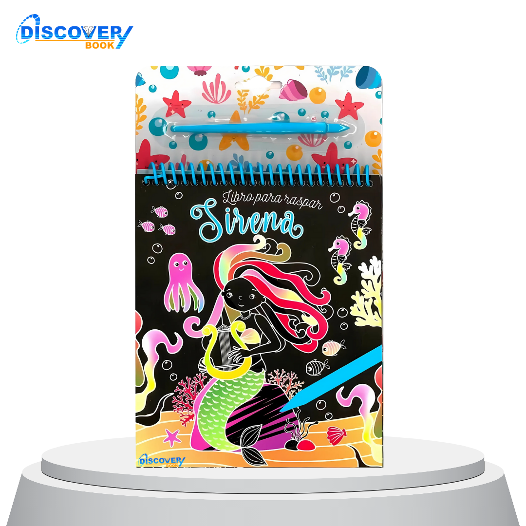 Sirena – Libro para Raspar – DISCOVERY BOOK PUBLISHING SAC RUC: 20614009501