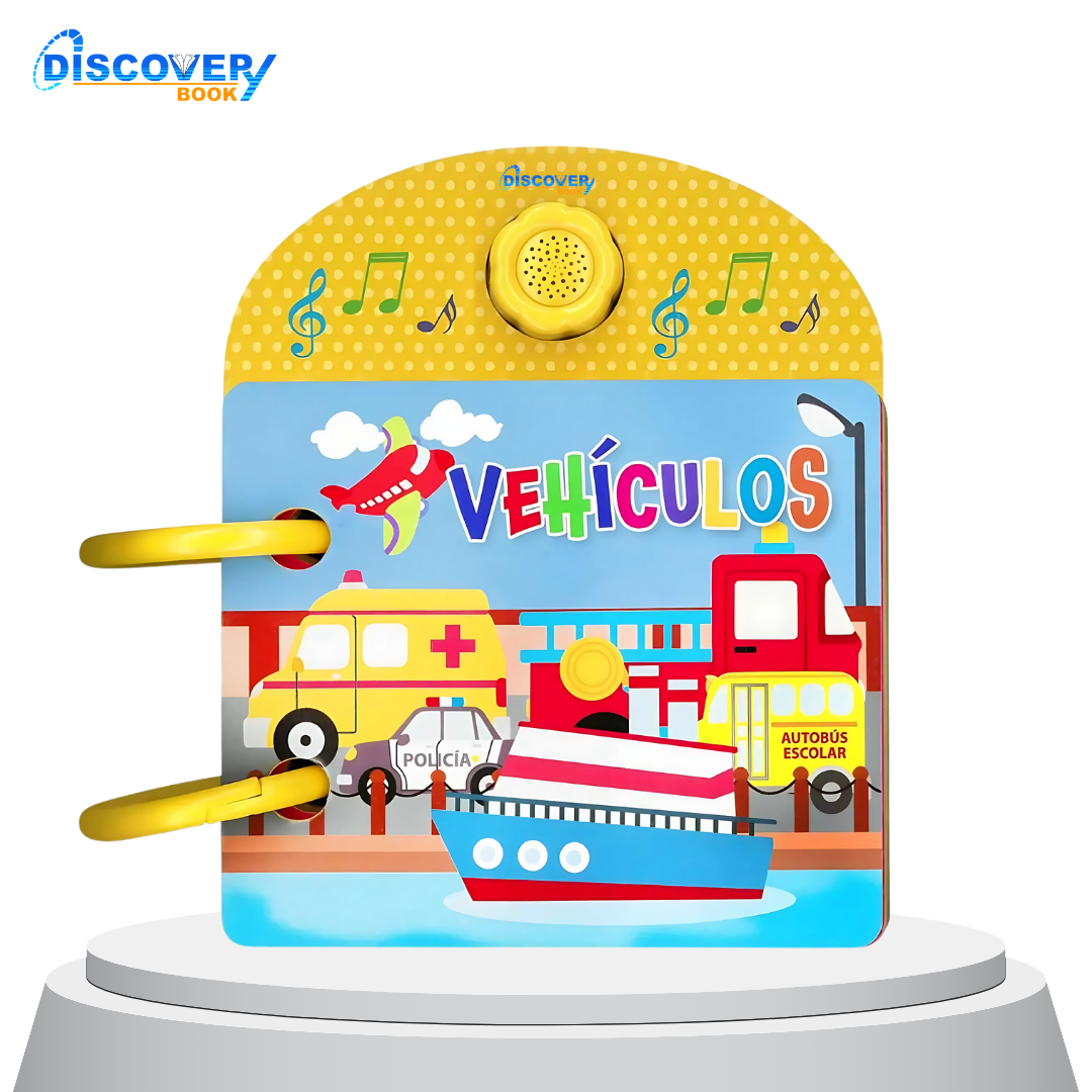 Vehículos – Con sonidos – DISCOVERY BOOK PUBLISHING SAC RUC: 20614009501